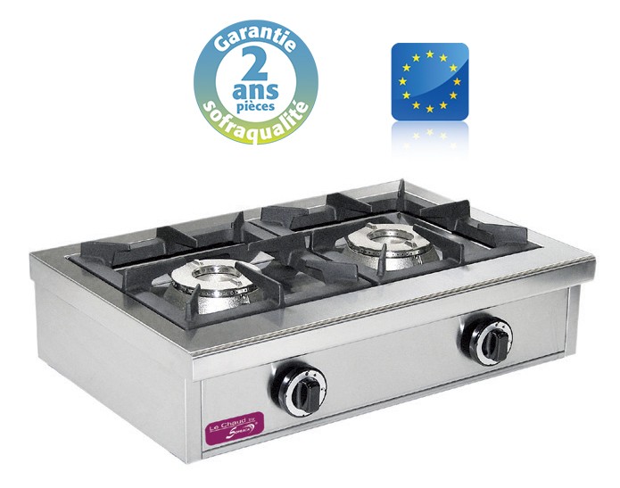 RÉCHAUD GAZ - 2 FEUX - 13000 W SOFRACA - 27026ac - achat réchaud gaz ...